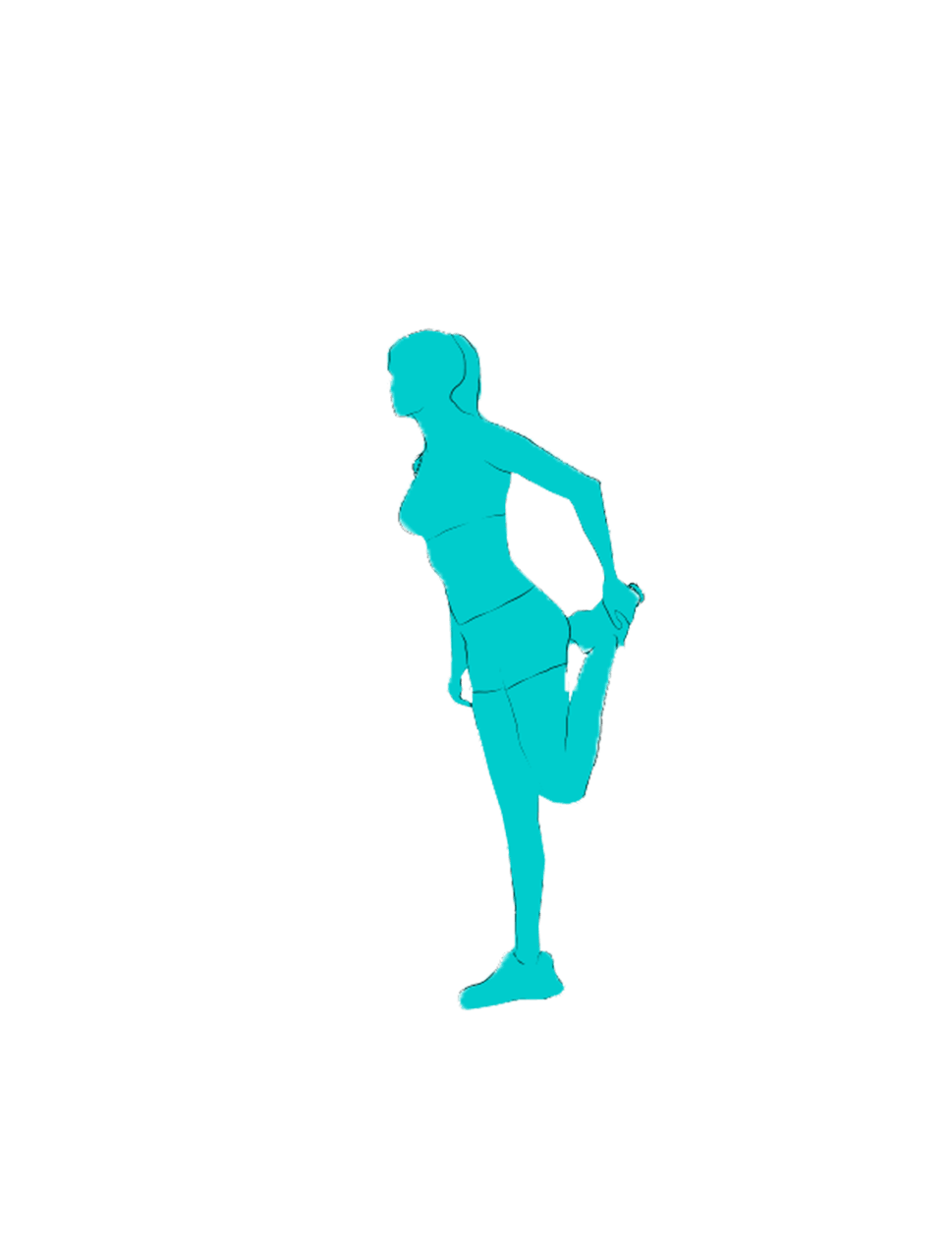 How to STANDING QUAD STRETCH Properly: Correct Form, Mistakes, and Var ...