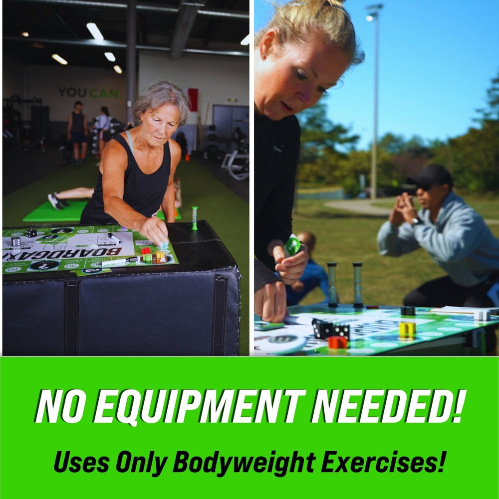 Boardgains Pro Edition - Fun Fitness Game - Bodyweight Workout